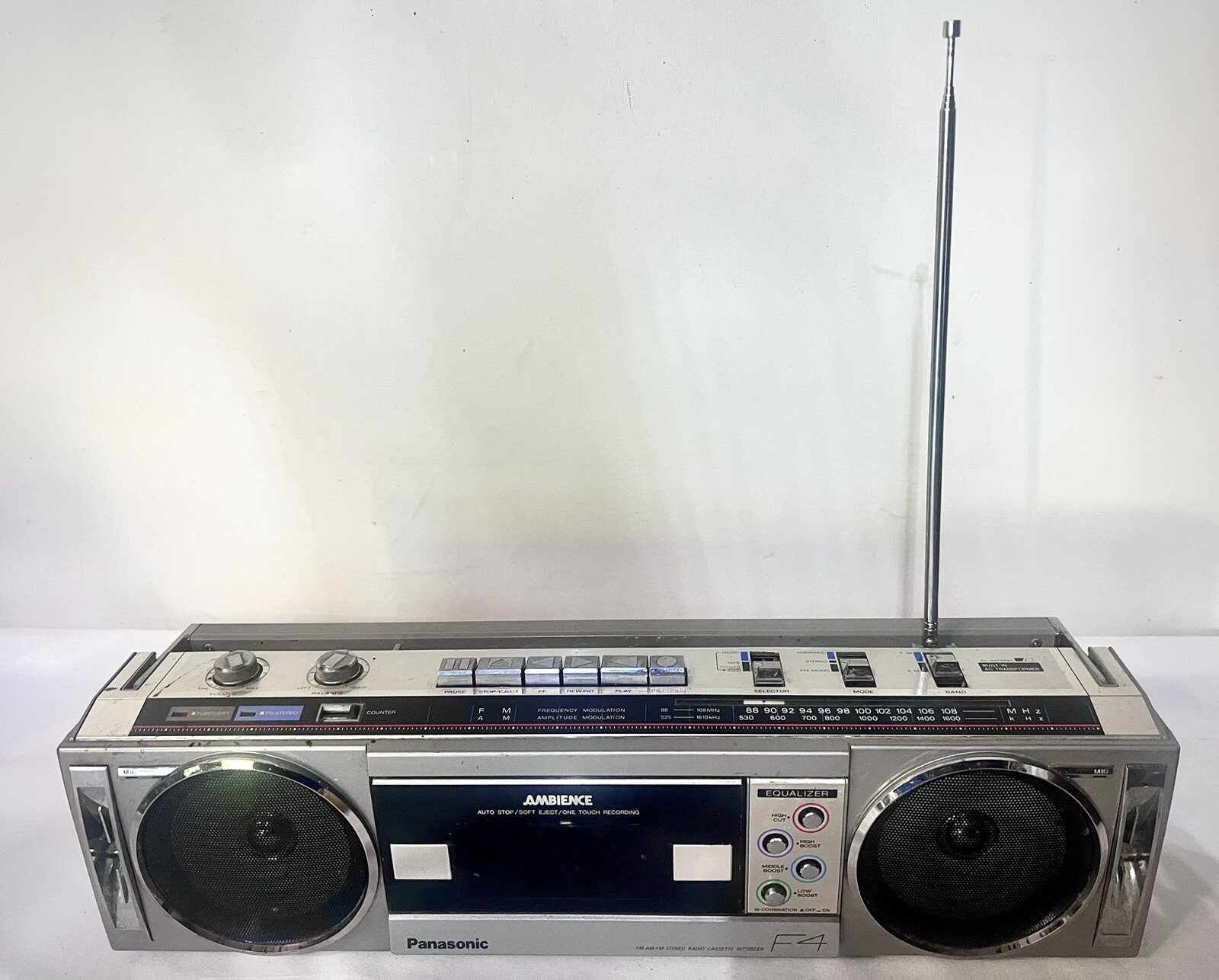 Vintage Panasonic RX-F4 Ambience Boombox AM/FM Radio Cassette Player ...