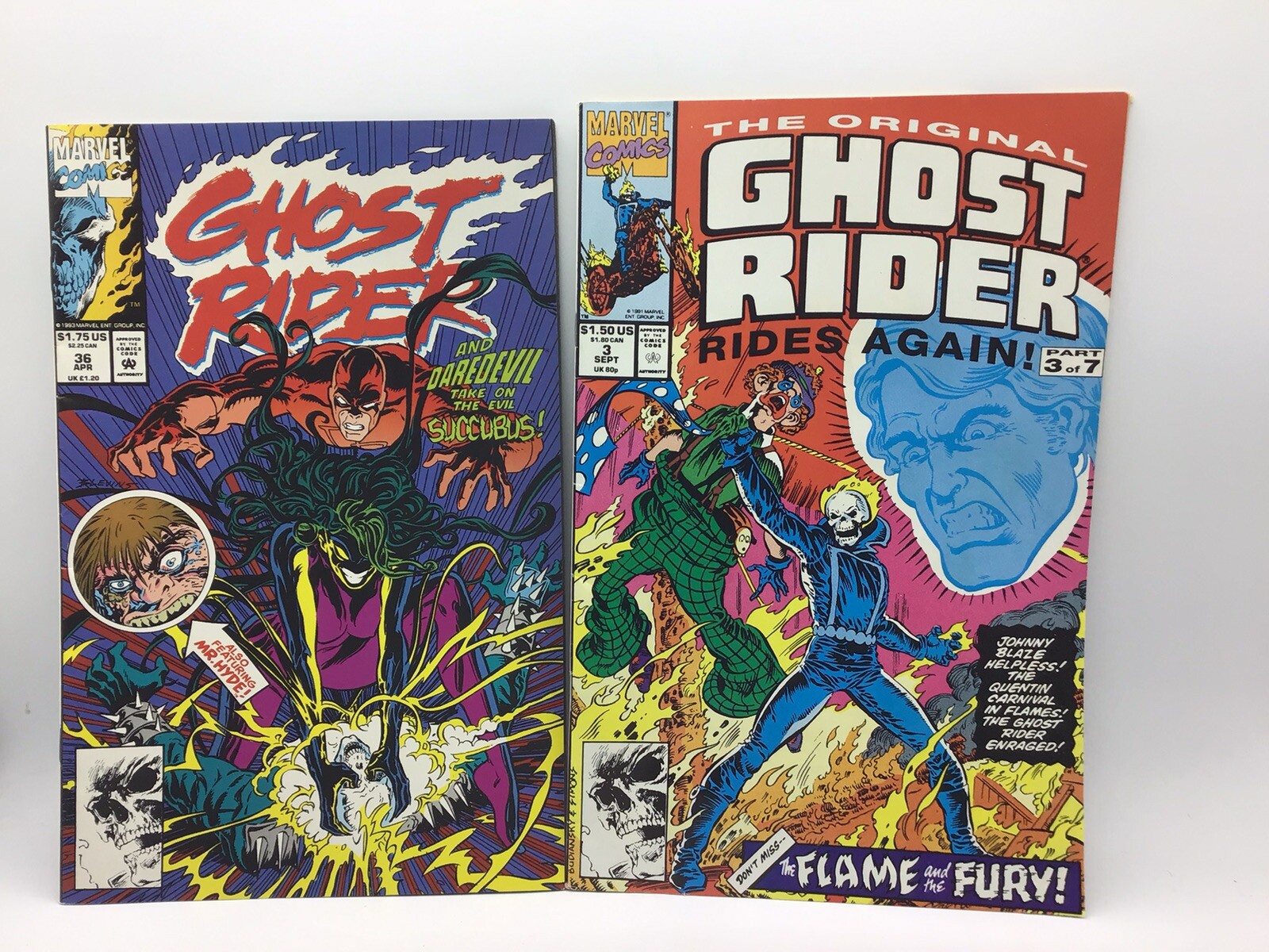 Ghost Rider Comic Books # Vol 1 #3 Sep 1991/Vol 2 #36 April 1993 | eBay