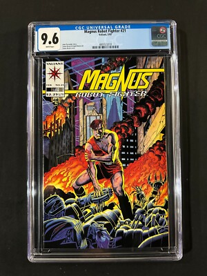 Magnus Robot Fighter #21 CGC 9.6 (1993) - First appearance of Malev ...