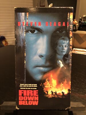 Fire Down Below (VHS 1998) Warner Steven Seagal Felix Alcala RARE CULT ...