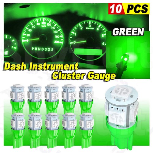 Dash Instrument Cluster Gauges GREEN LED LIGHT KIT Fits 95-03 Ford ...