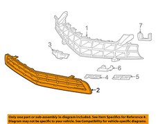 Kia OEM 14-15 Rio Front Bumper-lower Bottom Grille Grill 865611W110 for ...