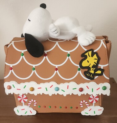 Peanuts Snoopy Gingerbread House Mini Backpack Bag Bioworld NWT | eBay
