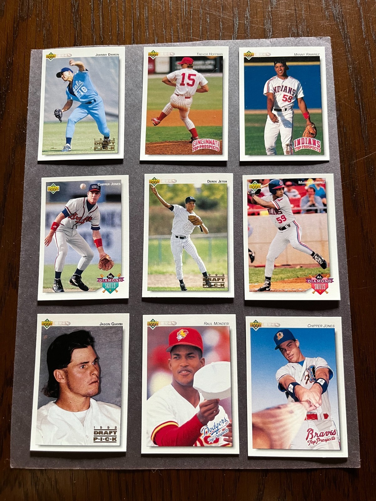 1992 Upper Deck Minor League Baseball Complete Set JETER+CHIPPER+MANNY ...