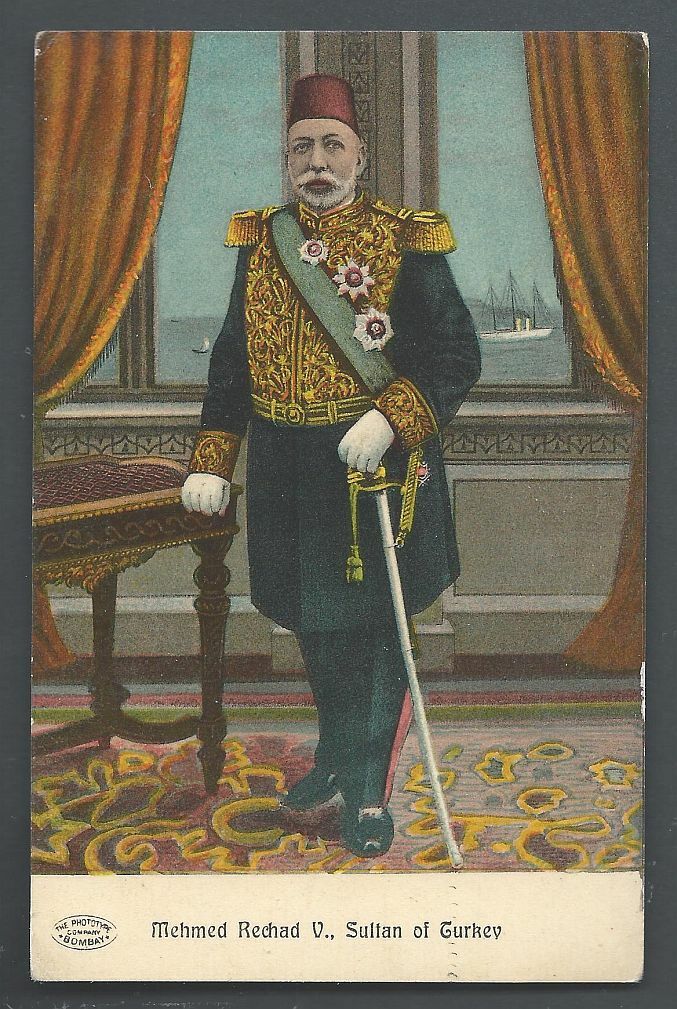 Sultan Mehmed V Reshad Uniform Medals Sword Ottoman Turkey 1915 | eBay