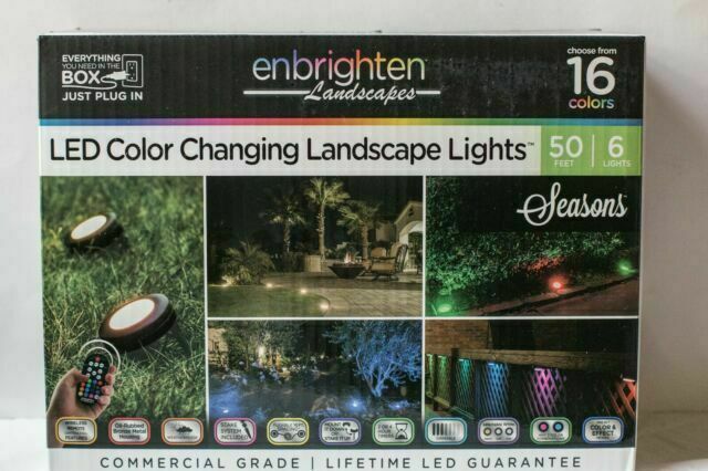 Enbrighten Seasons LED Color Changing Landscape Lights 50 ft. for sale ...