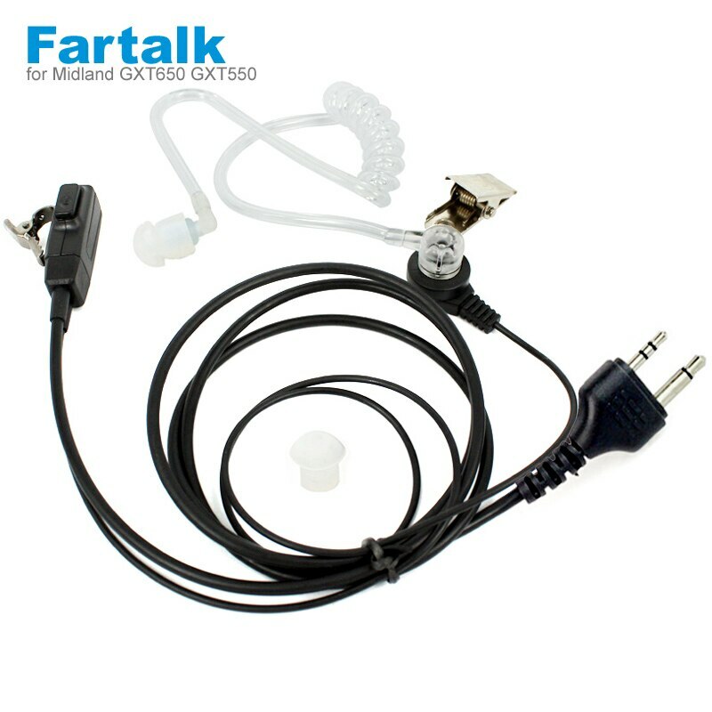 Earpiece Headset Mic for Midland Radio Alan GXT650 GXT550 G5 G7 G9 ...