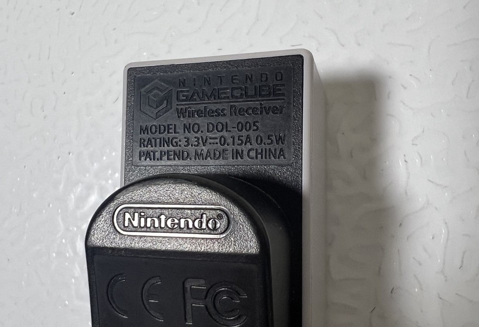 Nintendo Gamecube Wavebird Controller DOL-004 & Receiver DOL-005 Bundle ...