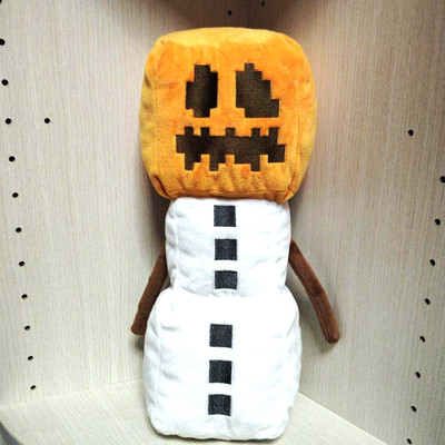 MINECRAFT Snow Golem Plush Doll Pumpkin Snow 350mm Japan. | eBay