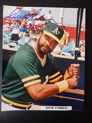 Dave Parker Autographed 8" X 10" Photograph (#2) | eBay