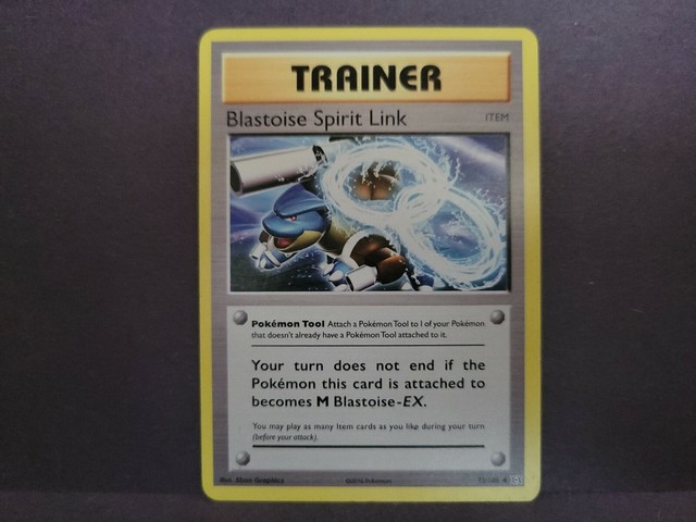 Pokémon TCG Blastoise Spirit Link XY Evolutions 73/108 Regular Uncommon ...