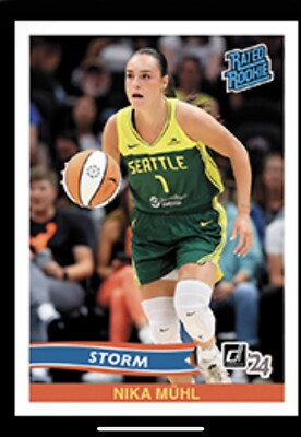 2024 Panini Instant WNBA Nika Muhl RC ROOKIE Card Seattle - Ships Now 🏀 ...