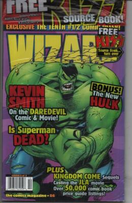 WIZARD #86 Magazine, NM, Hulk Kevin Smitth, Sealed, 1998, with swag ...