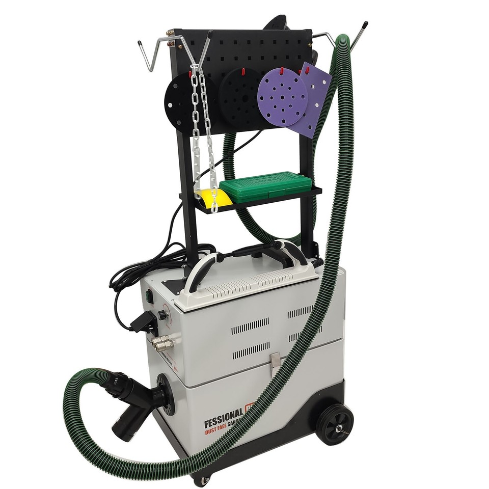 Dust Free Sanding Machine 220V Automotive Industry Grinding Vacuuming ...