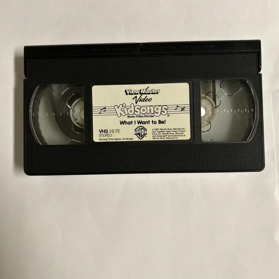 Kidsongs - What I Want to Be! View-Master Video VHS Tape 1987 Kids ...