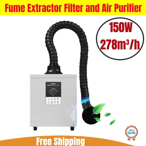 150W 278m³/h Fume Extractor Filter with 3-Stage Filtration for DTF ...