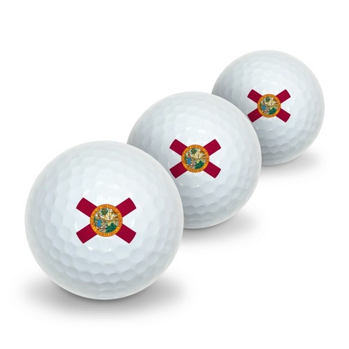 Florida State Flag Novelty Golf Balls 3 Pack | eBay