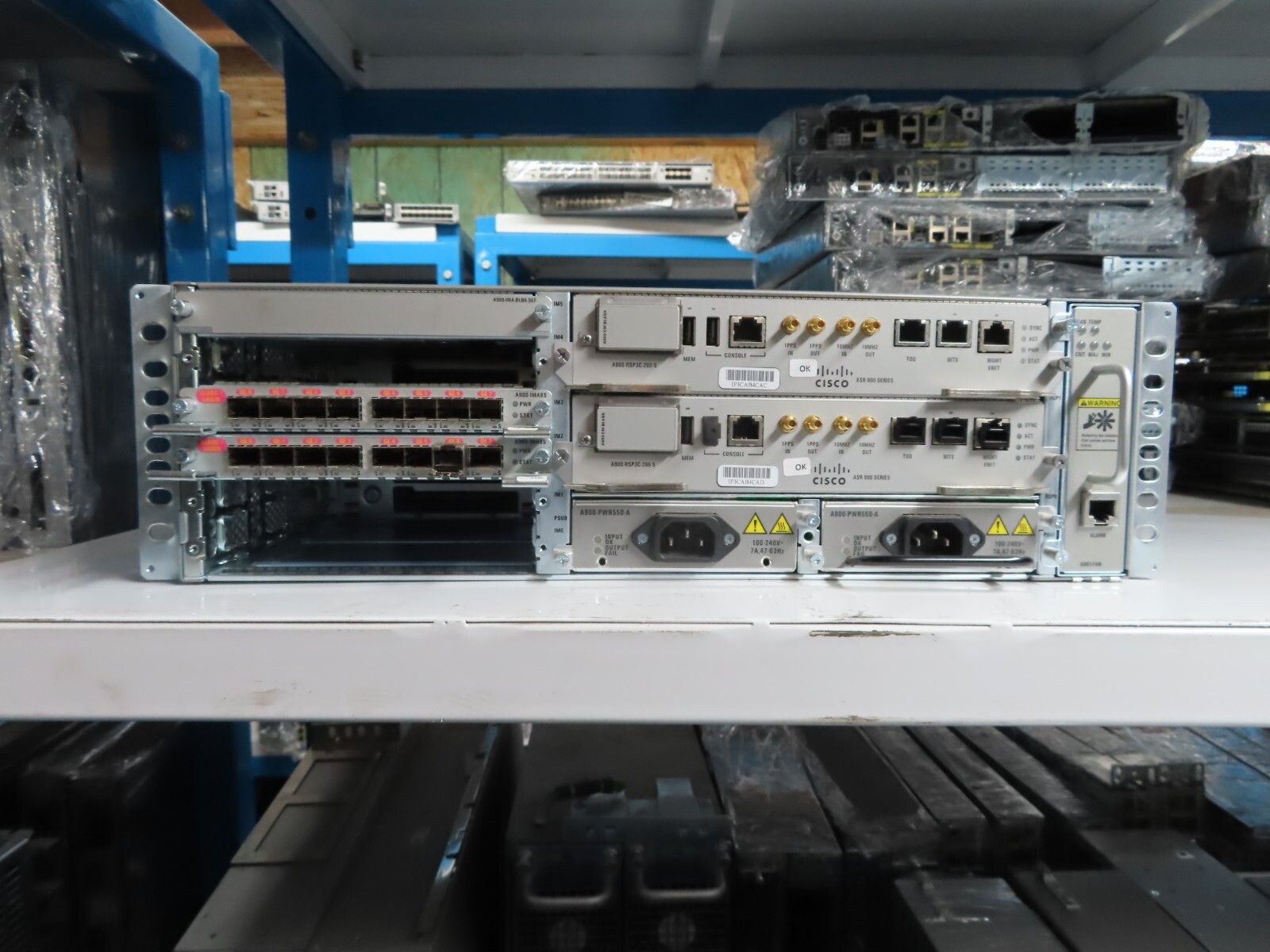 Cisco ASR-903 A900-RSP3C-200-S A900-IMA8S A900-PWR550-A A903-FAN | eBay