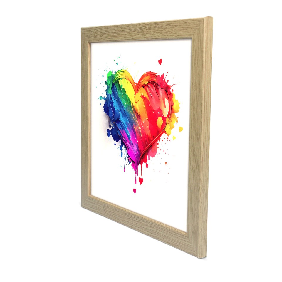 Square Picture Frame Photo Frame Poster Size Frame Black Oak White ...