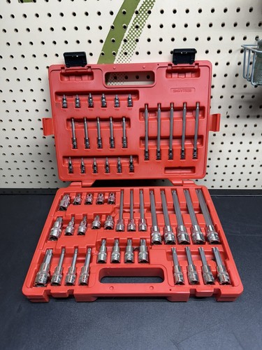 Mac Tools 52pc Star Bit Driver Set SMXVT52B Torx 1/4", 3/8" and 1/2 ...