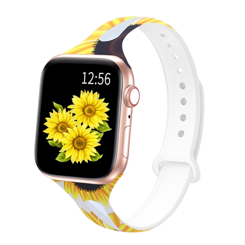 Soft Silicone Multicolor Band/Apple Watch Series 11, 10, 9, 8, 7, 6, 5 ...