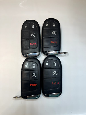 LOT OF 4 JEEP MOPAR OEM 4 Button Smart Key M3N-40821302 OEM | eBay