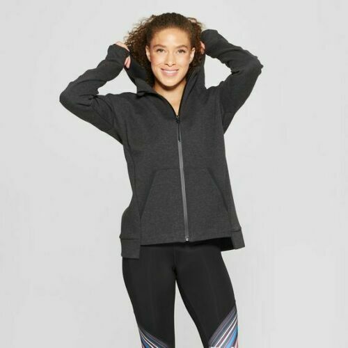 C9 by Champion Women's Victory Fleece Full Zip Jacket Black Size 2XL ...