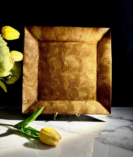 Brown Capiz Tray 10 x 10 Inlaid Shells High Gloss - Square - Capiz ...