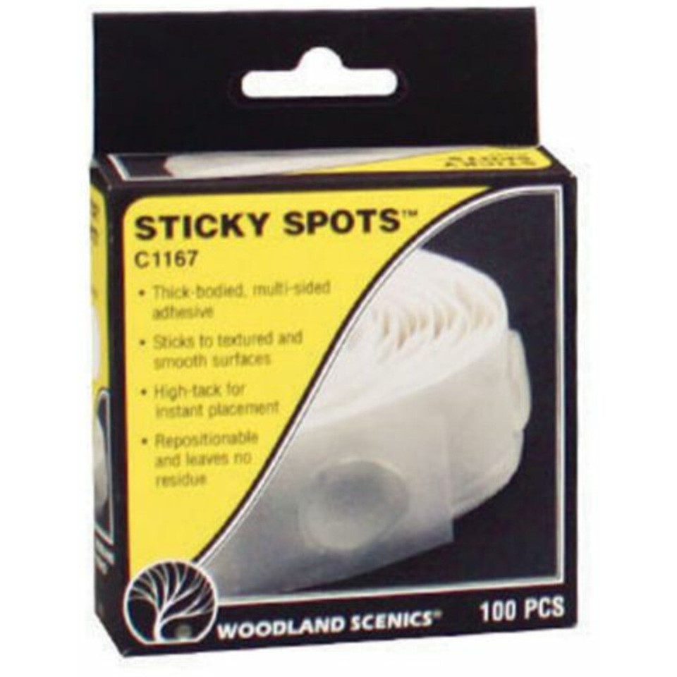 Woodland Scenics C1167 WOOC1167 Sticky Spots (100) | eBay