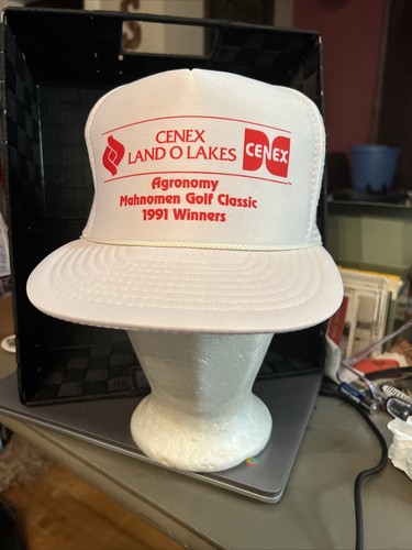 trucker hat baseball cap Snapback Mesh Cenex Land O Lakes Golf Winners ...