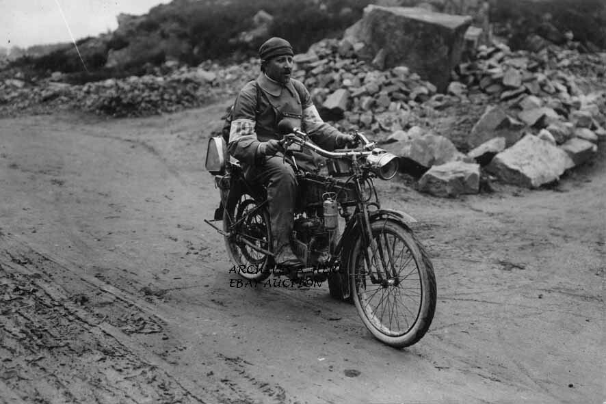 Wanderer motorcycle racer 1914 Stockholm to Göteborg to Stockholm ...
