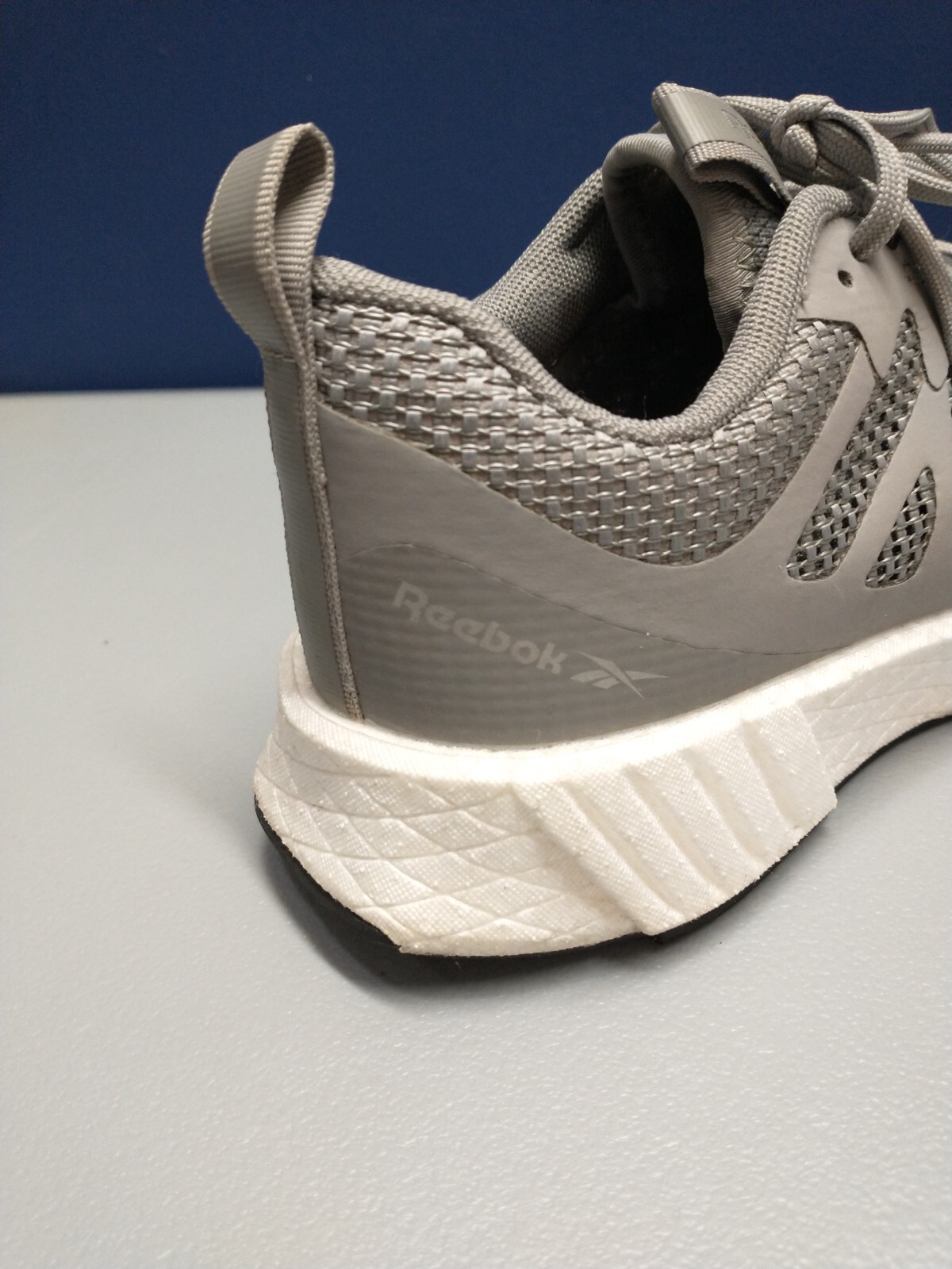 Reebok Fusion Flexweave Work Shoes Womens Size 7 Grey Mesh Composite Toe Lace Up | eBay