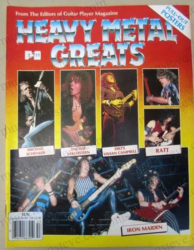 1985 HEAVY METAL GREATS magazine YNGWIE , Iron Maiden,MICHAEL SCHENKER ...