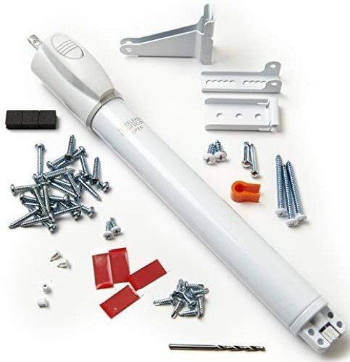 Storm Door Closer Kit White Metal Screw-in Controlled Closing Safety | eBay