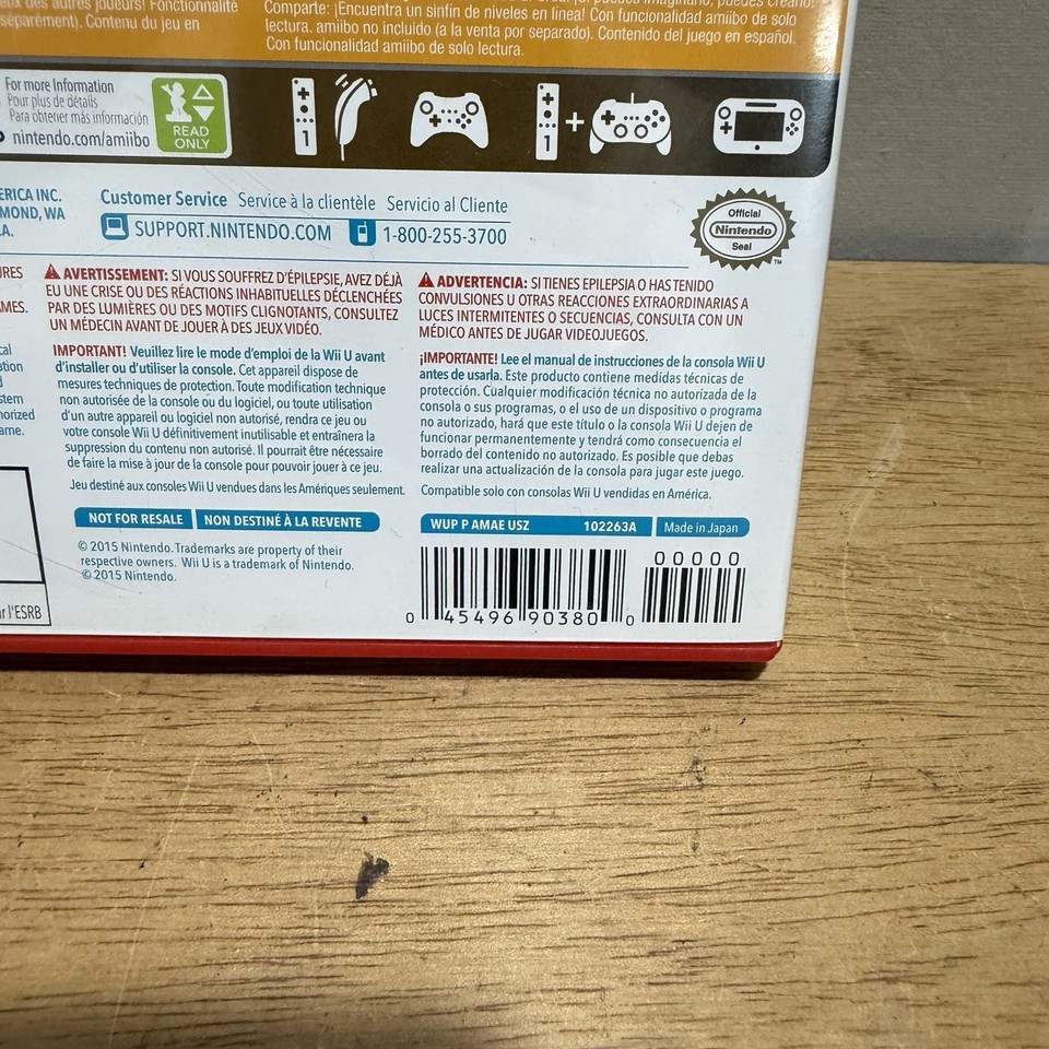 Super Mario Maker Nintendo Wii U 2015 Video Game Tested 45496903800| eBay