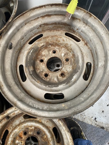 Single Corvette Rally Wheel 15x8” Five Lug 4x4.75 Bolt Pattern Disc ...