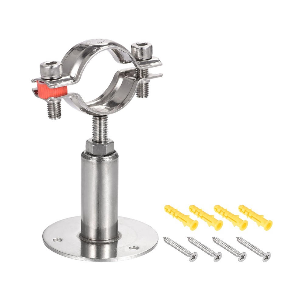 Wall Mount Ceiling Mount Pipe Support for 38-40mm Pipe Tube Rod Fixing ...