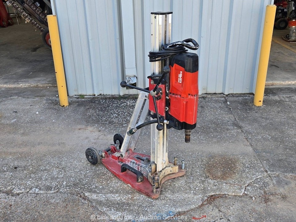 2017 Hilti DD250 Portable Rock Core Drill Coring Rig Stand Wheels ...
