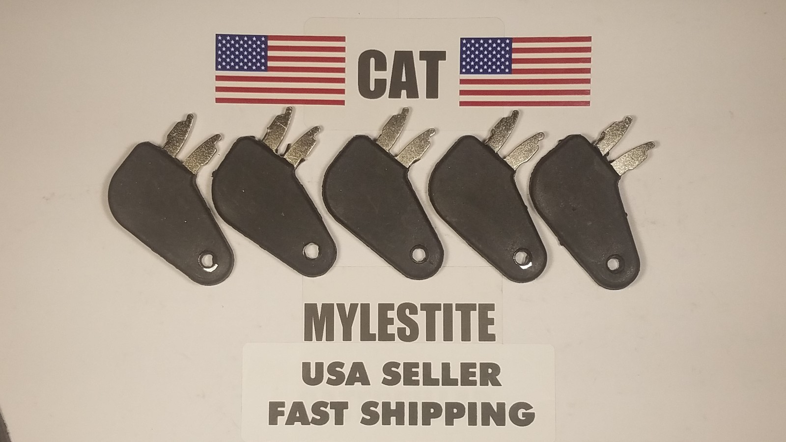 ( 5 ) CAT Disconnect Isolater Keys 8H5306 8H-5306 Caterpillar CAT ...