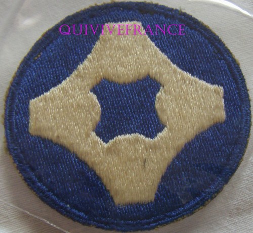 PUS126 - WW2 US Army US Army 4th Service Command Green Back Shoulder ...