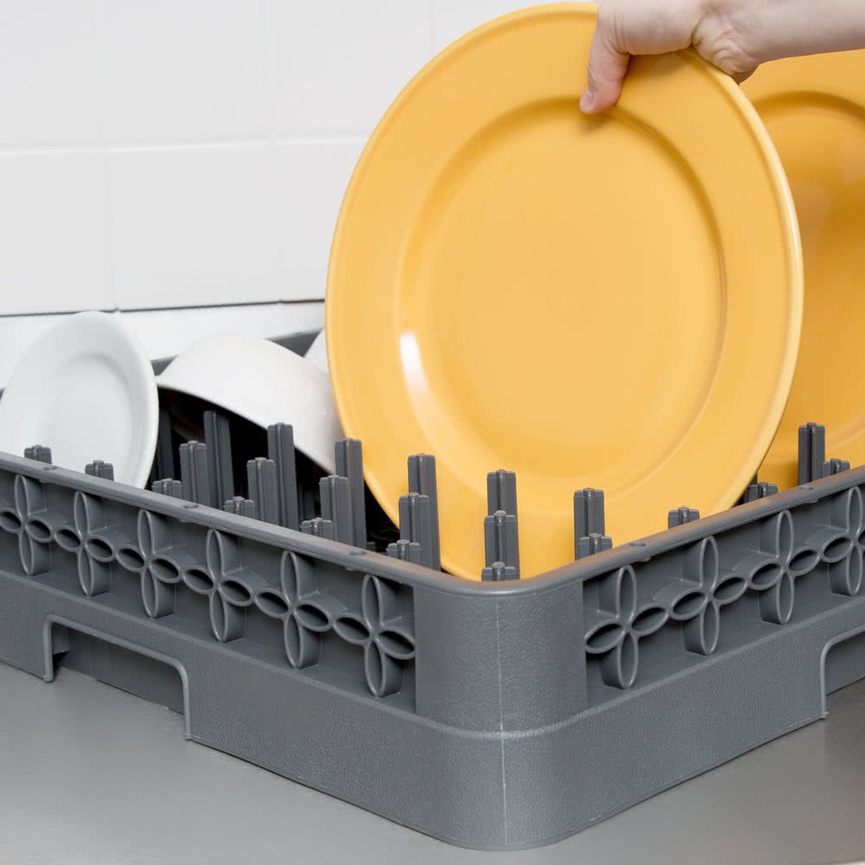 2 PACK Commercial Dishwasher Flatware Peg Cup Glass Plate Tray Dish ...