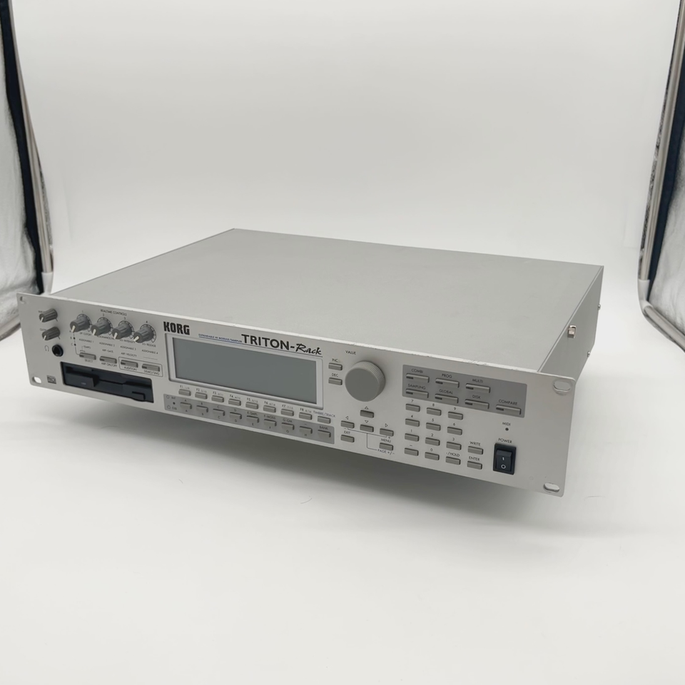 KORG TRITON RACK Sound Module Synth Synthesizer Sampler Used Tested ...