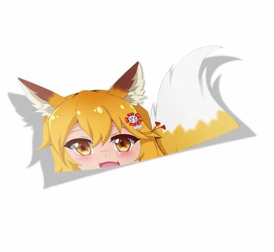 The Helpful Fox | Senko-san | Peeker - Peek - Anime Vinyl Stickers | eBay