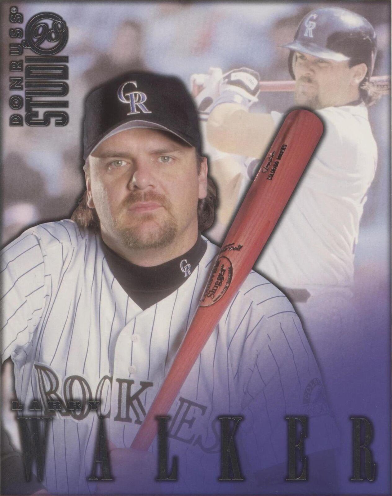 1998 Donruss Studio - 8x10 Portraits Larry Walker #33 for sale online ...