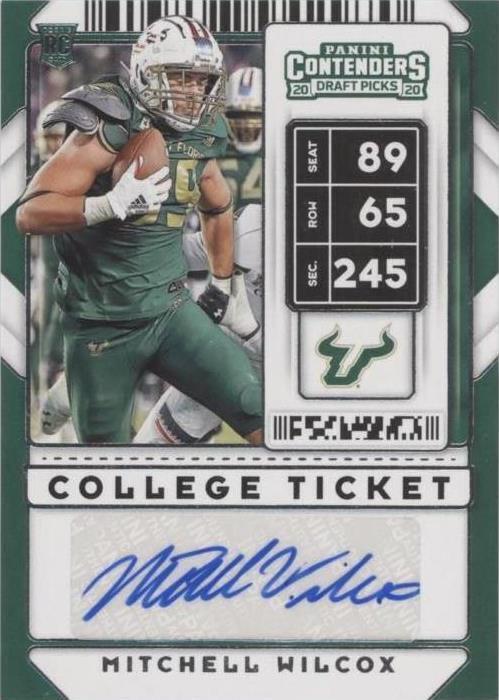 2020 Panini Contenders Draft Picks - College Ticket Autographs Mitchell ...