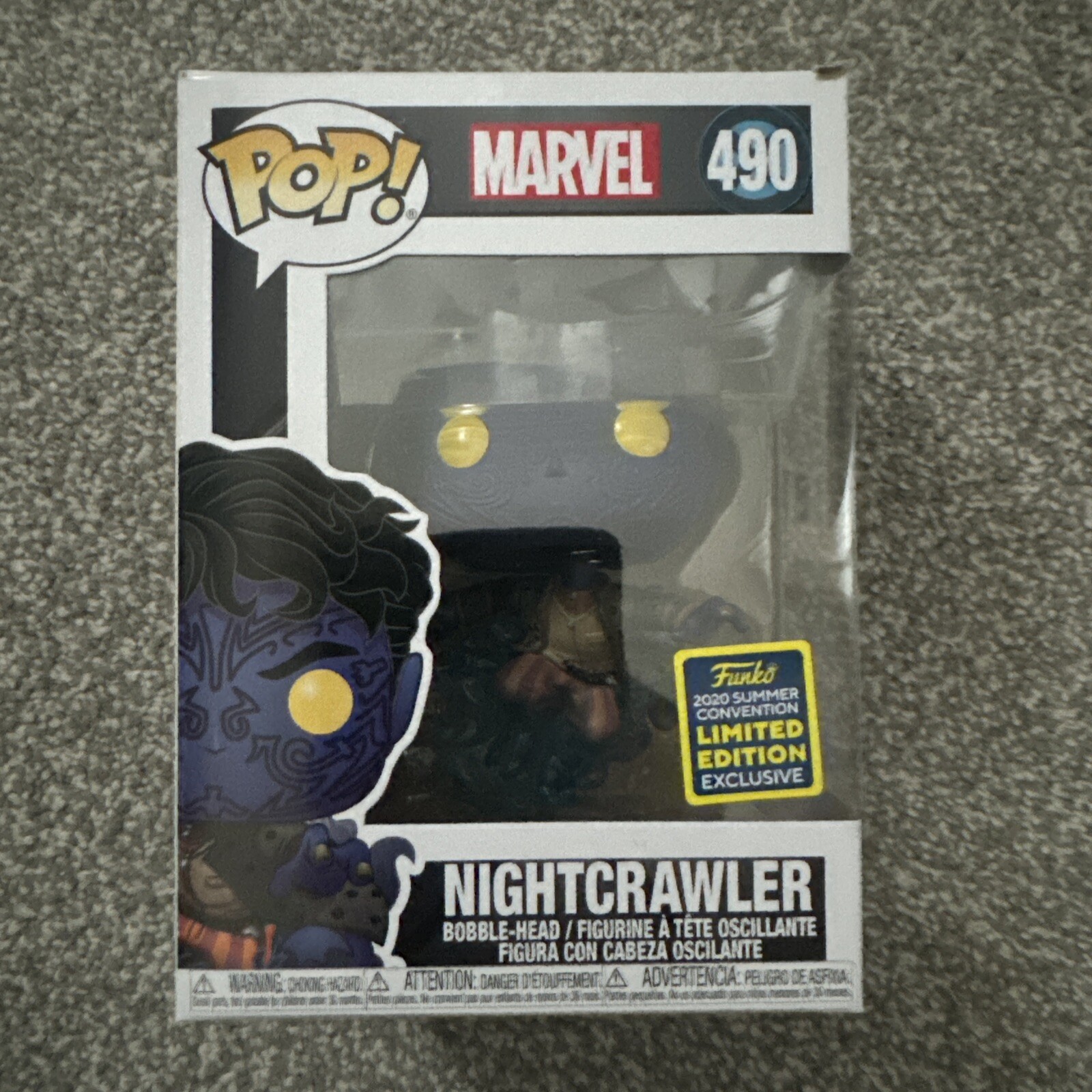 Marvel Nightcrawler Funko Pop! #490 2020 SDCC Ltd Edition Exclusive | eBay