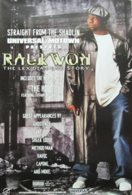 Raekwon 2003 Lex Diamond Story promotional poster Flawless New Old ...