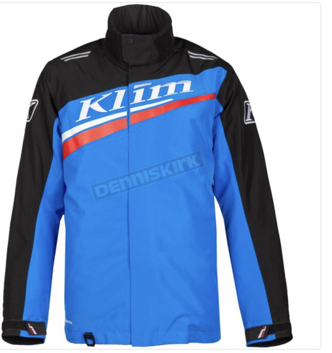 Klim Blue Kaos Winter Gortex SHELL Magnetic Jacket Yamaha Kawasaki ...
