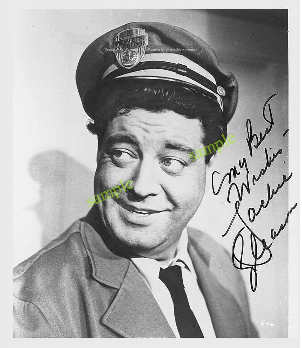 JACKIE GLEASON REPRINT 8X10 PHOTO SIGNED AUTOGRAPHED PICTURE MAN CAVE ...