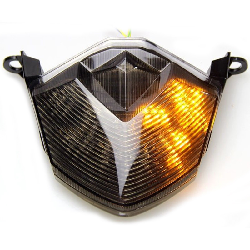 Clear LED Tail Light For Kawasaki Ninja ZX6R 2009-2012 ZX10R 2008-10 ...